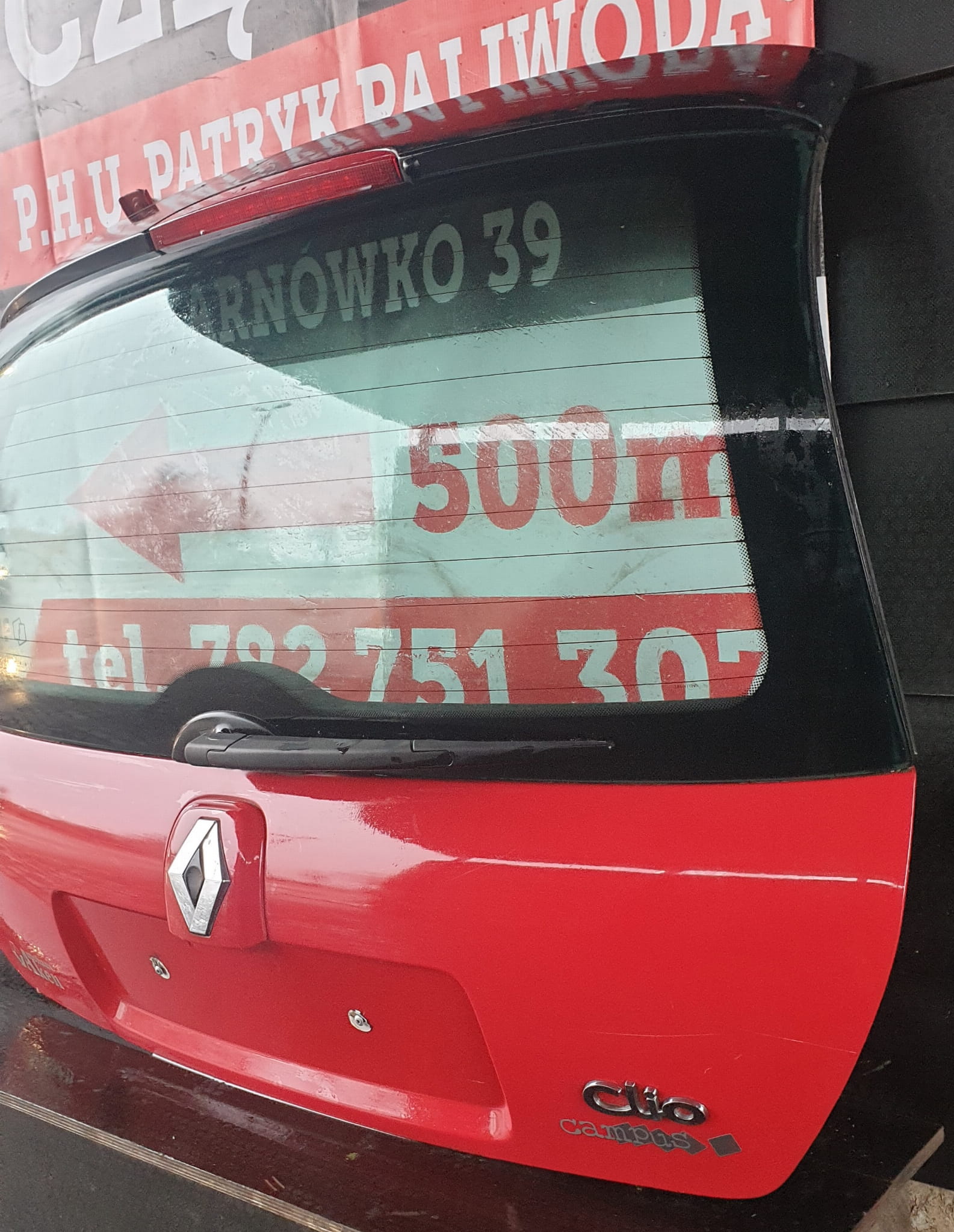 KLAPA BAGAŻNIKA KOMPLETNA RENAULT CLIO II 3D LIFT Patryk Paliwoda P.H.U