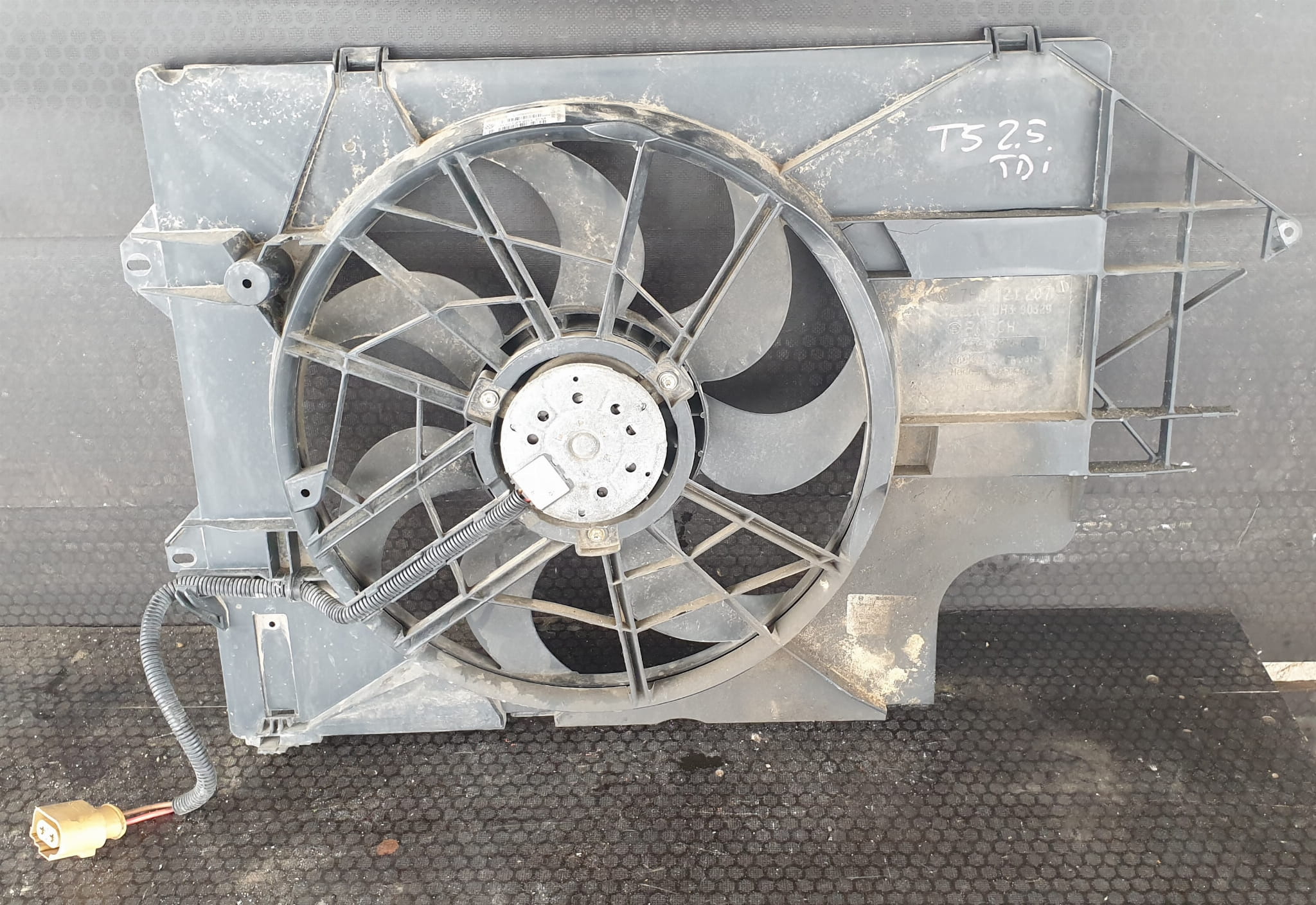 WENTYLATOR CHŁODNICY 7H0959455A VW T5 DOKA 2.5 TDI Patryk Paliwoda P.H.U